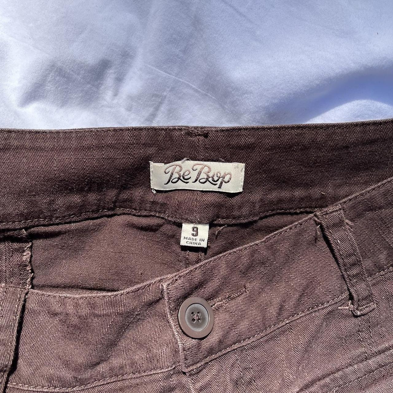 (Bebop) low-rise, y2k 00s, flare brown jeans These... - Depop