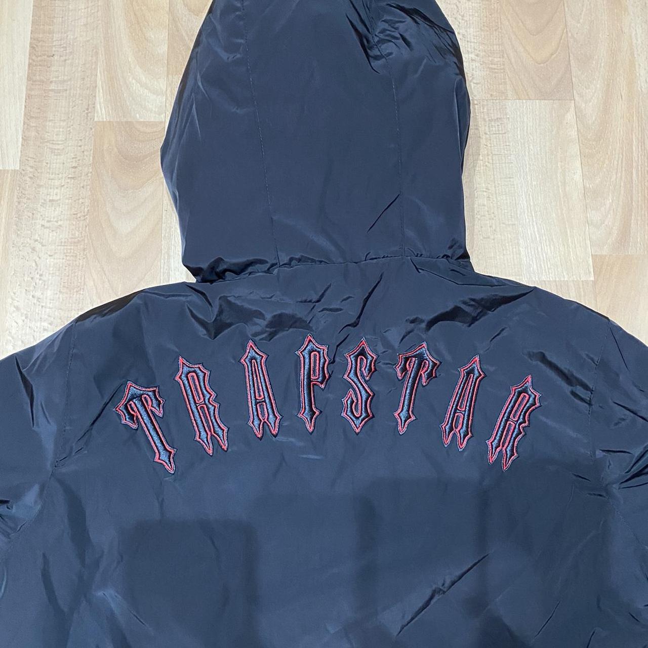 Trapstar Men's Black and Red Jacket | Depop