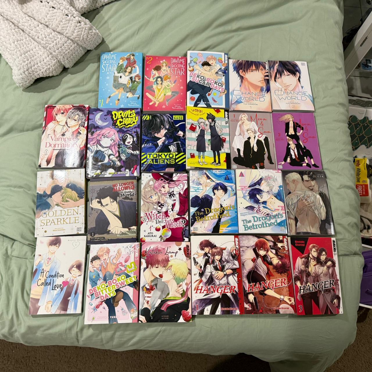 Many different types of manga all in perfect... | Depop