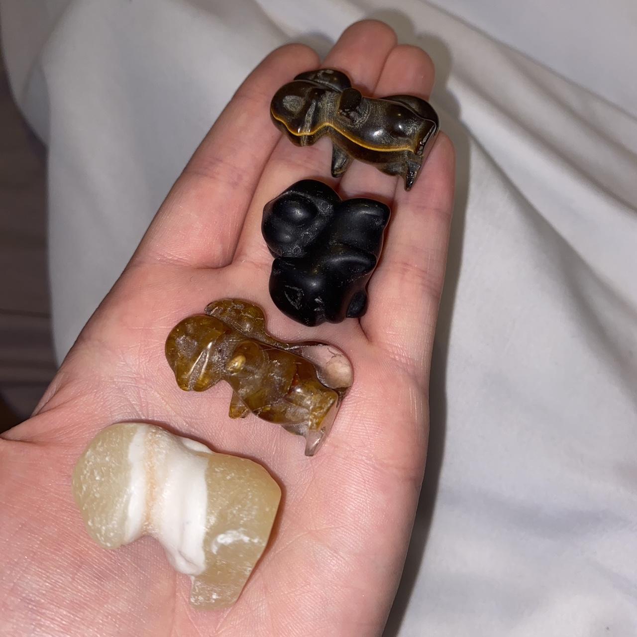 4 mini Pokémon crystal carvings - Depop