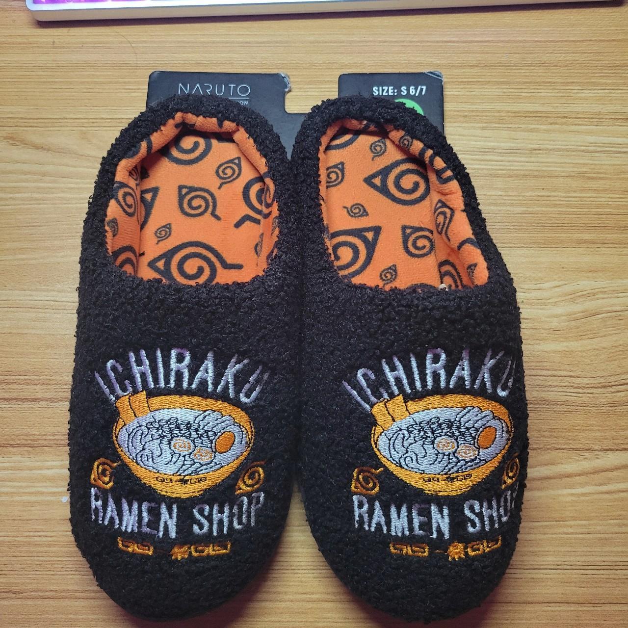 Naruto Ichiraku Ramen Slippers - Size 6/7 (NEW w/... | Depop