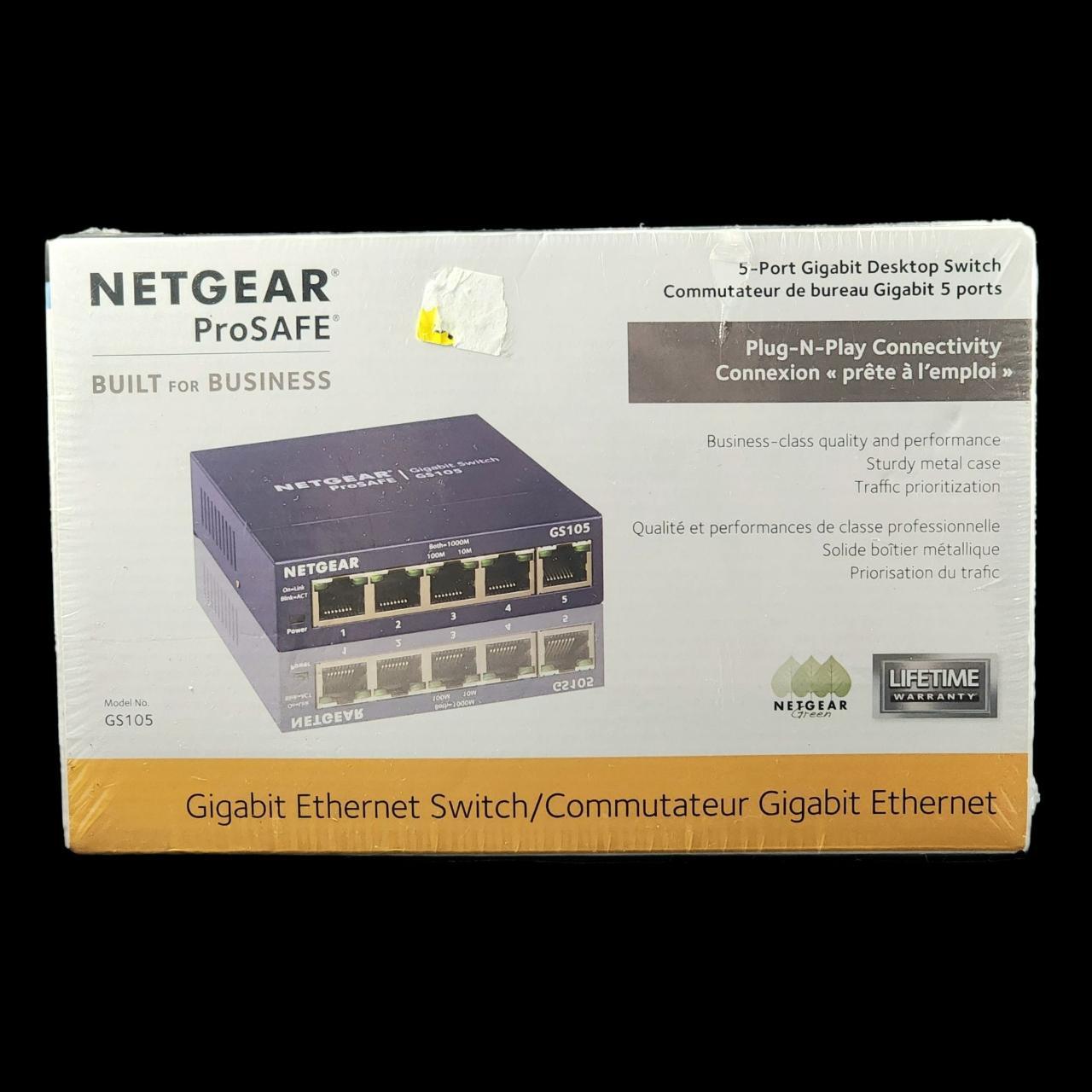 New in Box Netgear Prosafe 5 Port Gigabit Desktop... - Depop