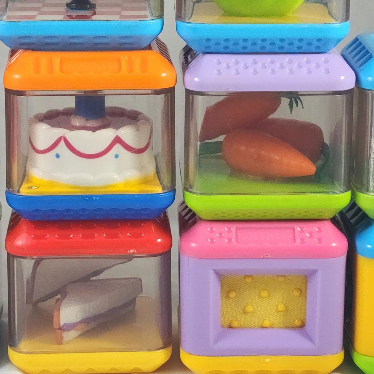 Peek A Boo Blocks 14pc Fisher Price Block Set... - Depop