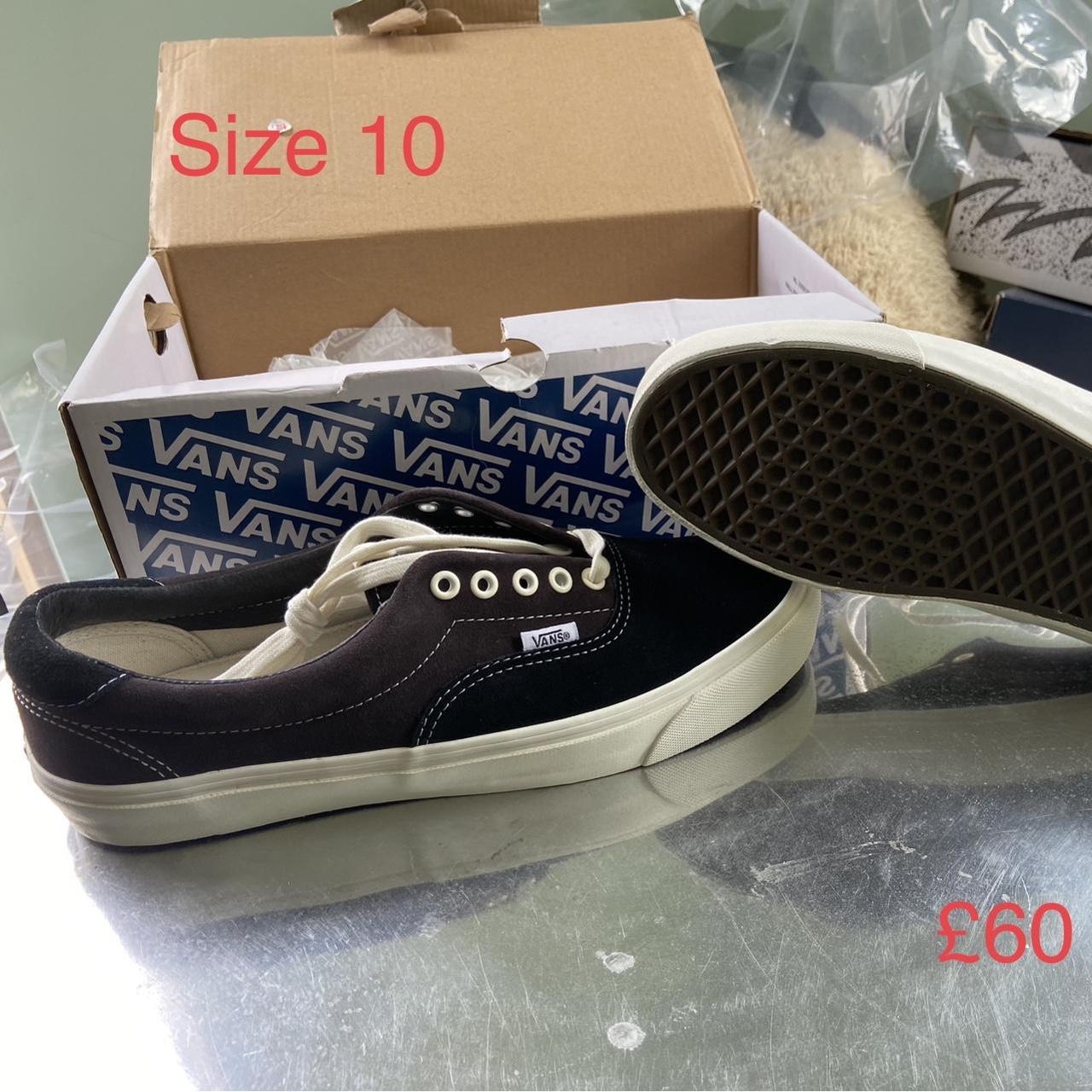 Size 10 Brown and black vans BRAND NEW - Depop