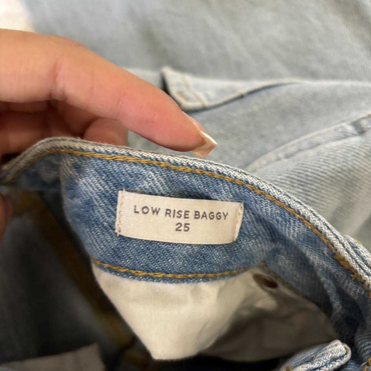 PacSun low rise baggy light wash denim jeans... - Depop