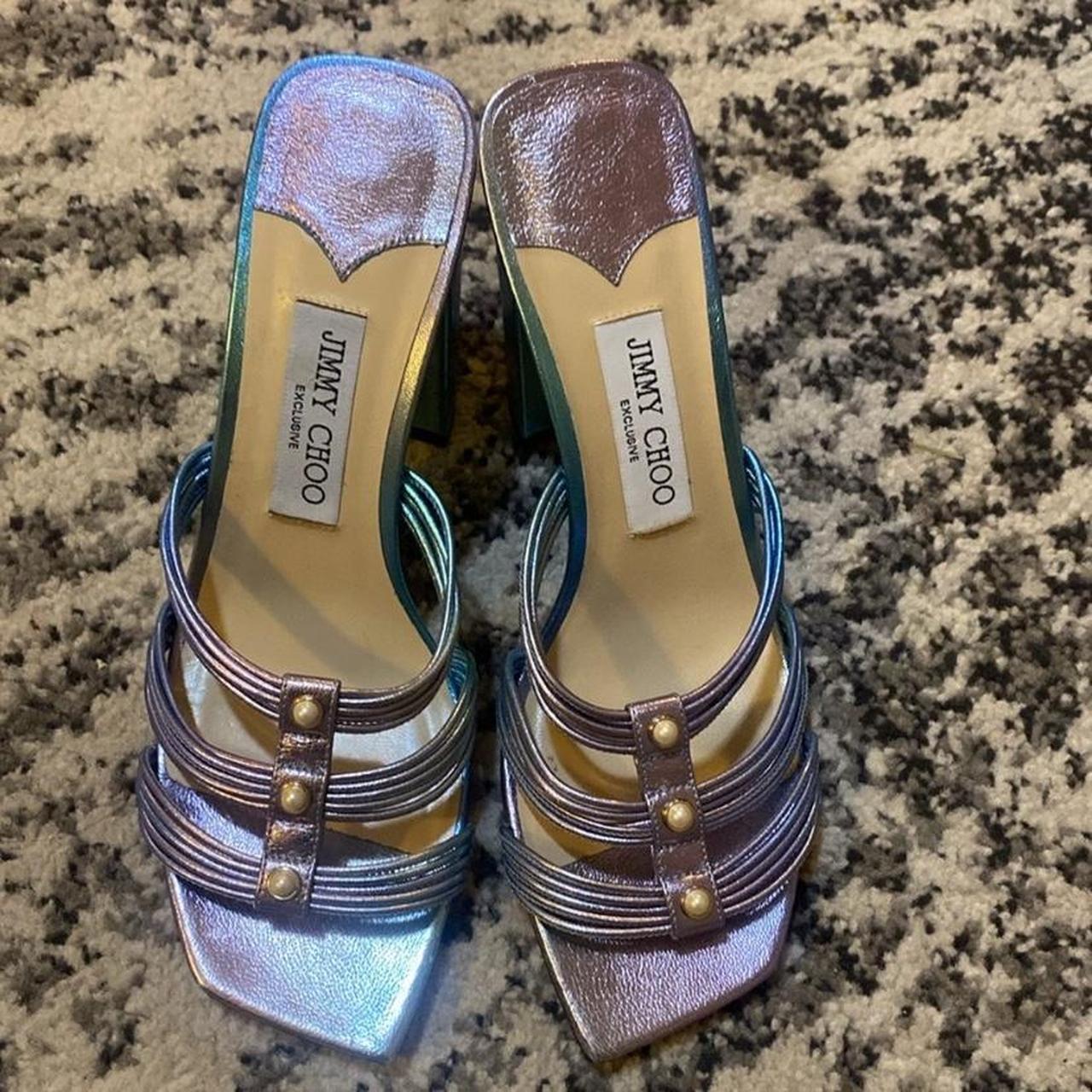 Jimmy Choo Kayla Caged Mule Sandals size 39 New... - Depop