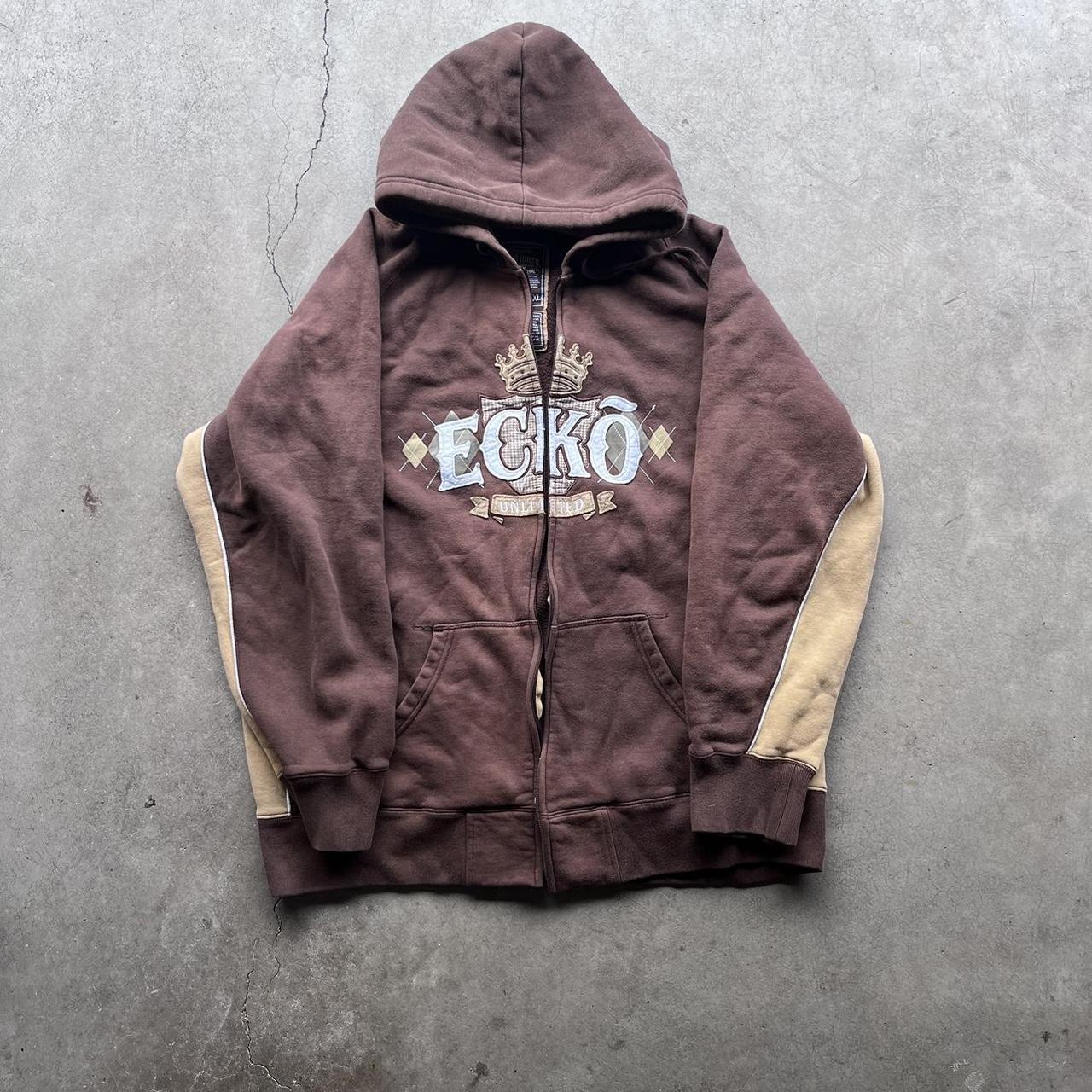 y2k Ecko Jacket tagged 2xl broken... - Depop