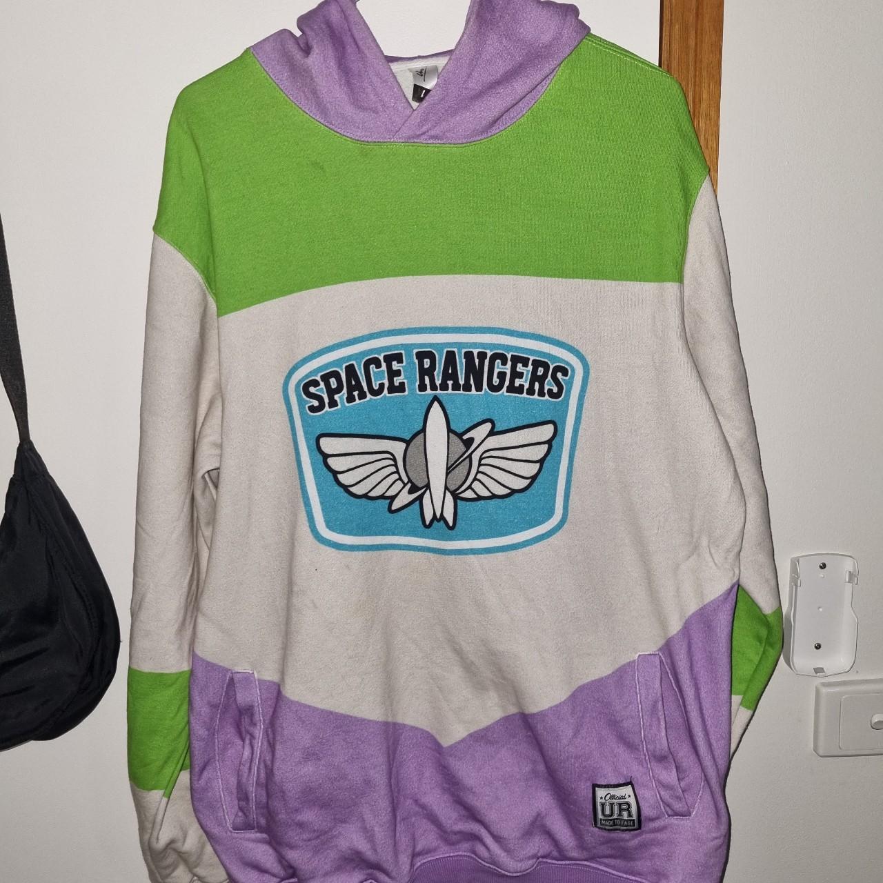 Uncle Reco Buzz Lightyear full print hoodie, size L,... - Depop