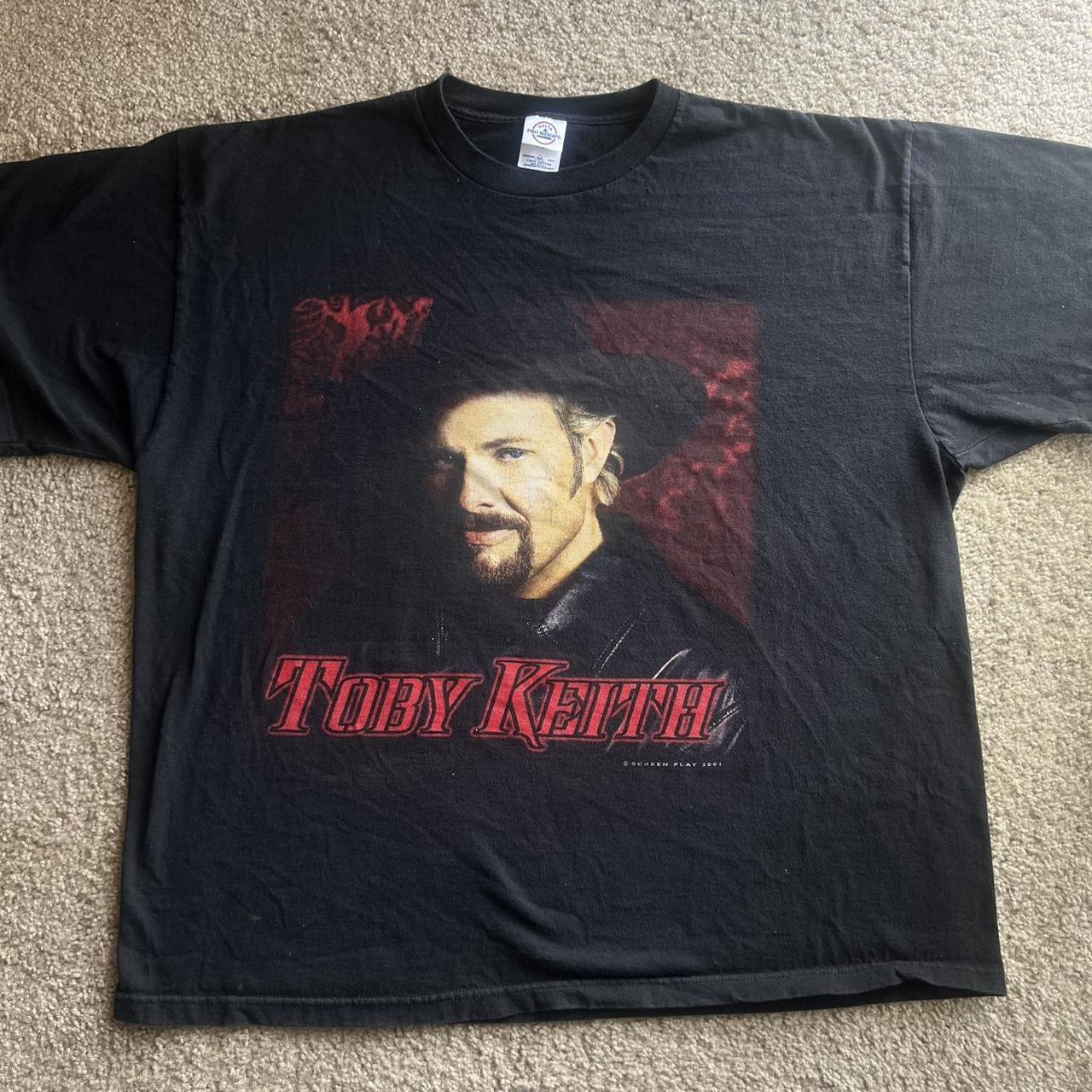 Vintage 2001 Toby Keith tee p2p 25in length... | Depop