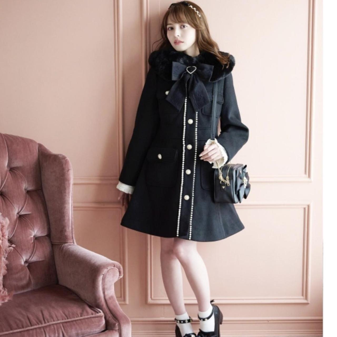 Liz Lisa heart fur coat I bought this coat from the... - Depop