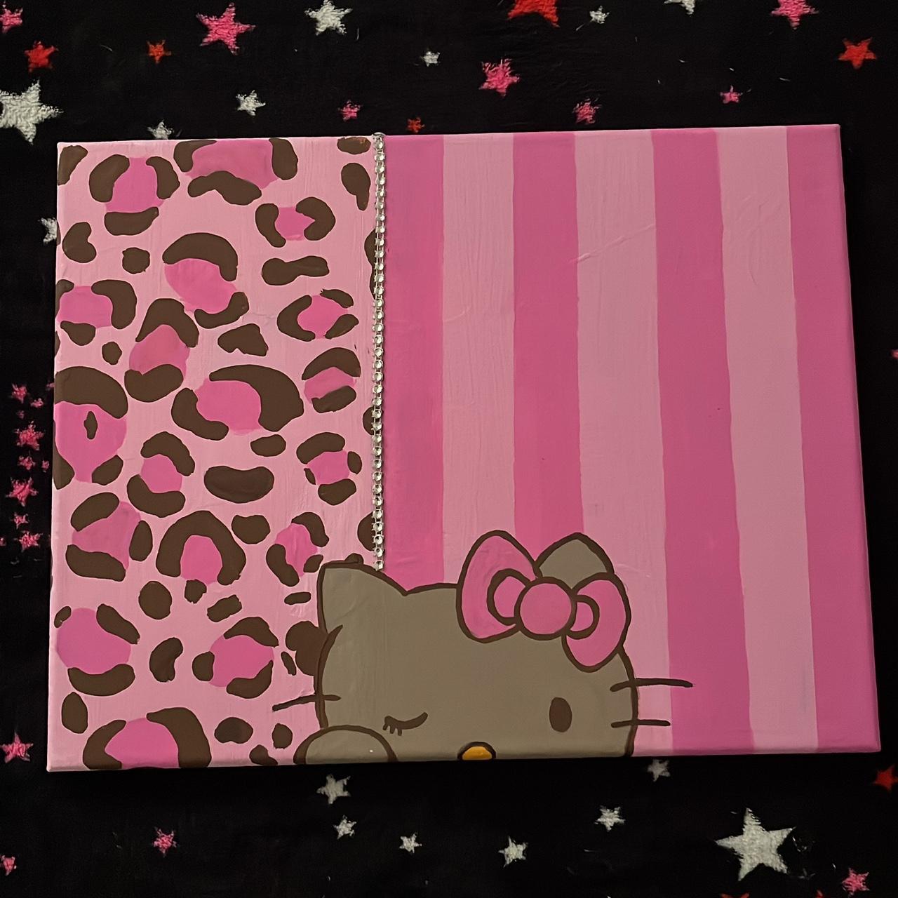 Hello kitty y2k painting *+... - Depop