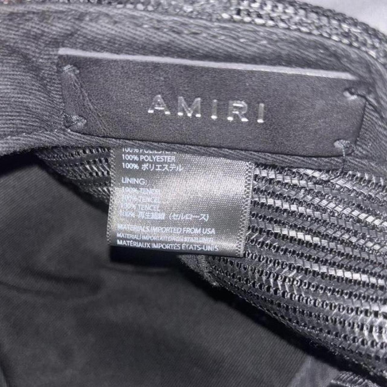 Amiri Black and pink embroidered cap #streetwear - Depop