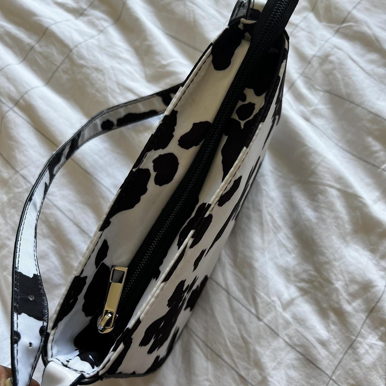 Glassons cow print purse. Worn a few times.... - Depop