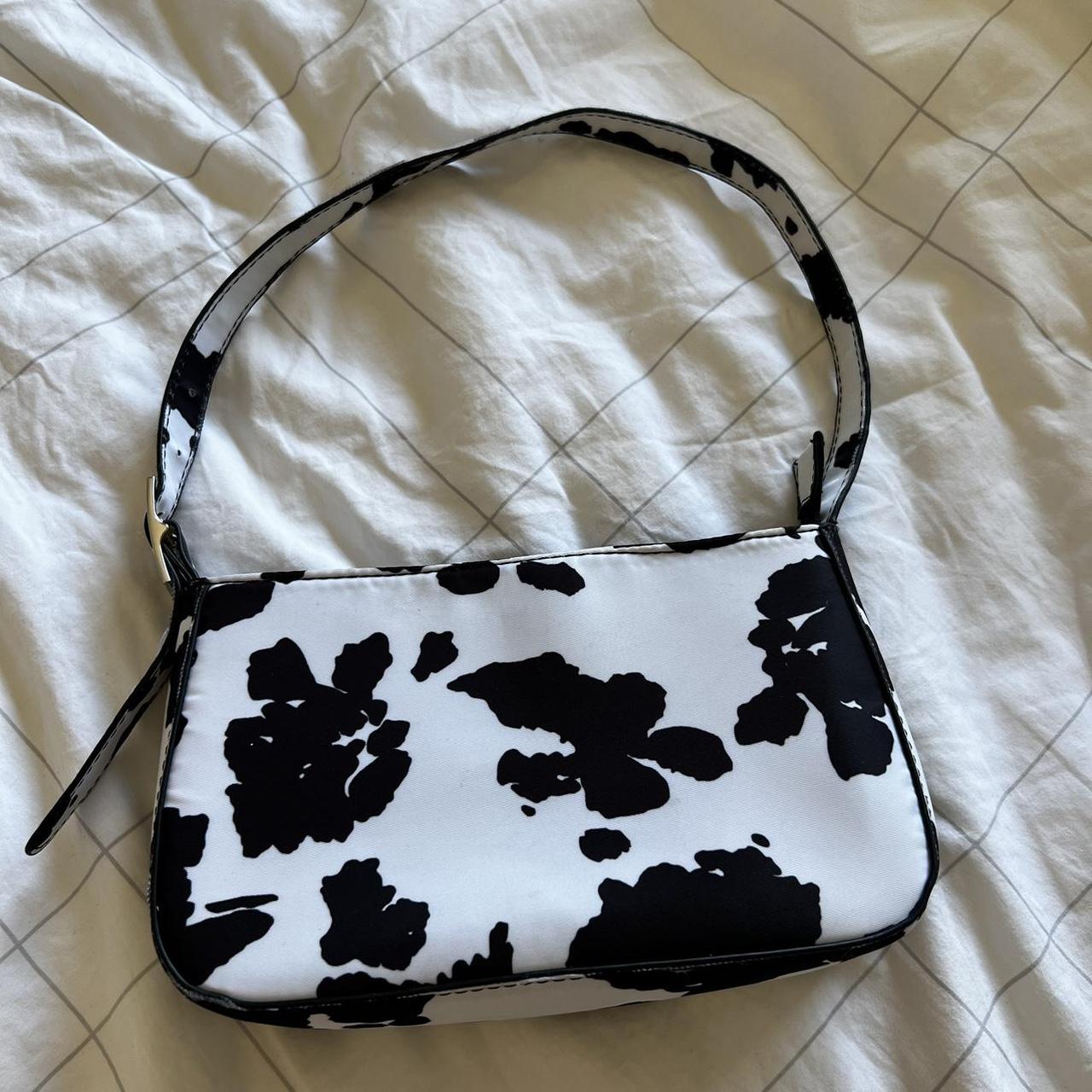 Glassons cow print purse. Worn a few times.... - Depop