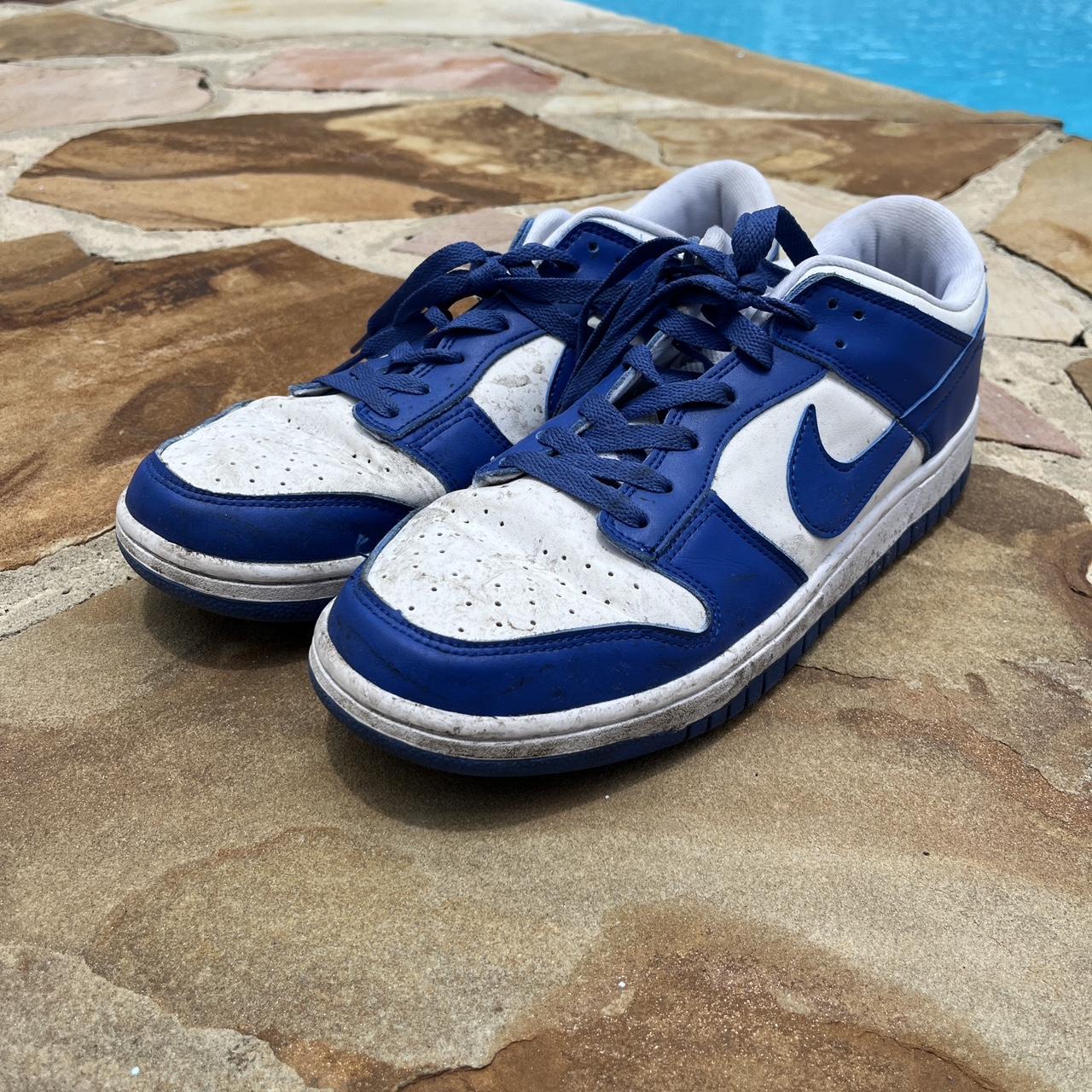 Nike SB dunks Blue color Size 10 men Used... - Depop