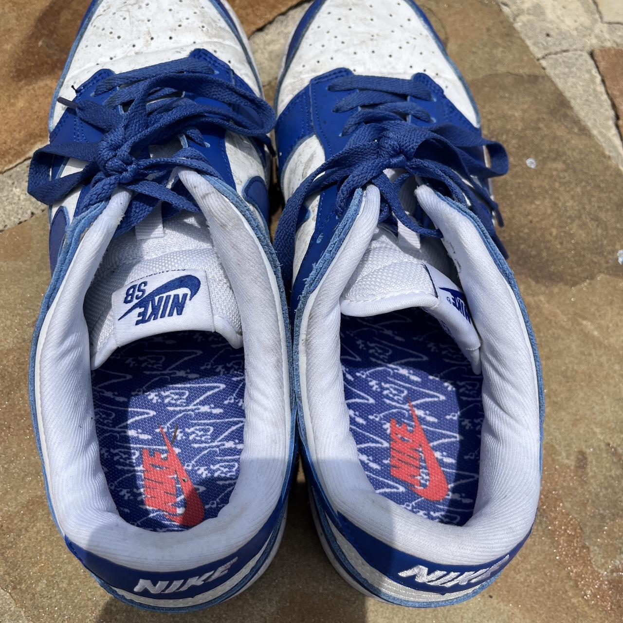 Nike SB dunks Blue color Size 10 men Used... - Depop