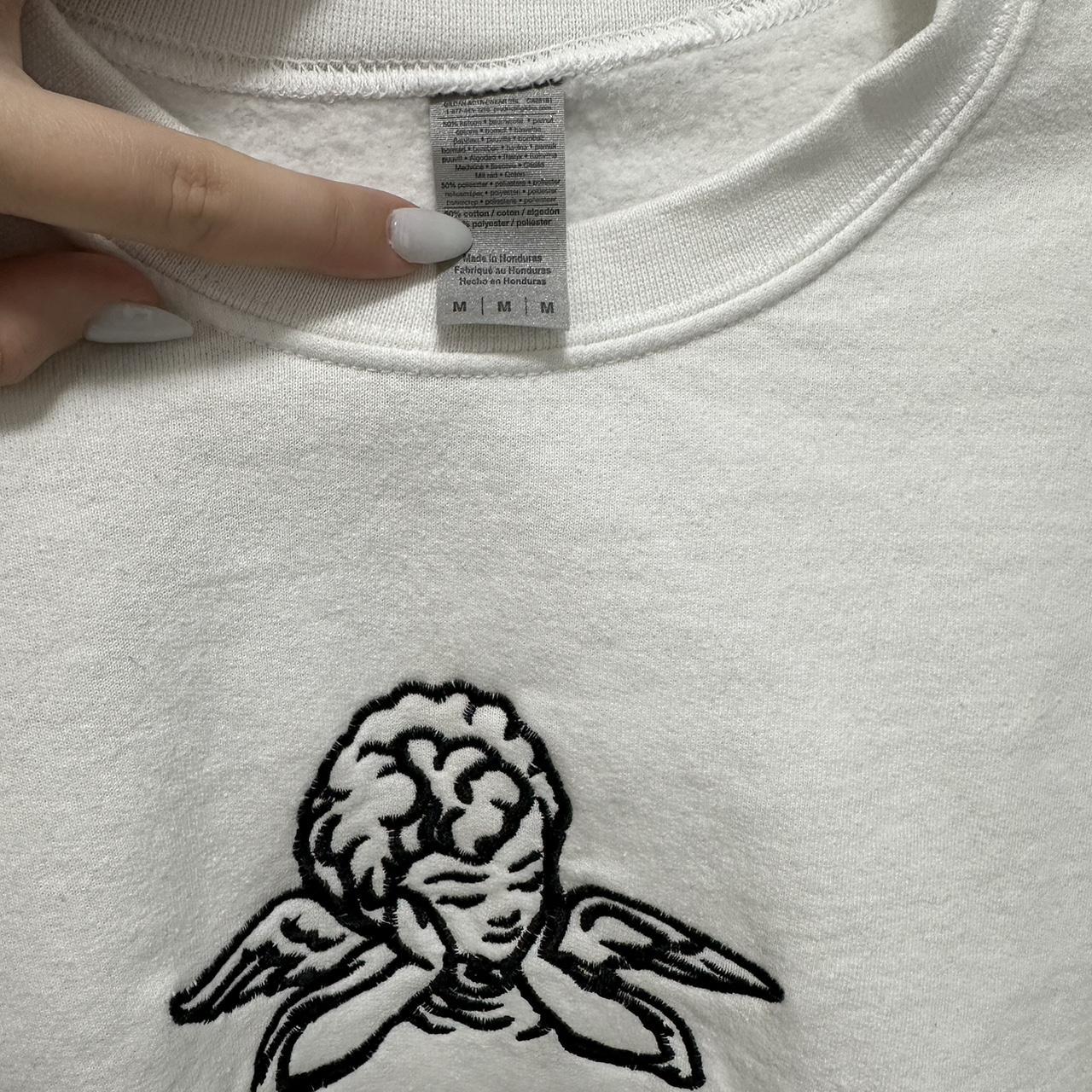 Angel sweatshirt - purchased from Etsy - design is... - Depop