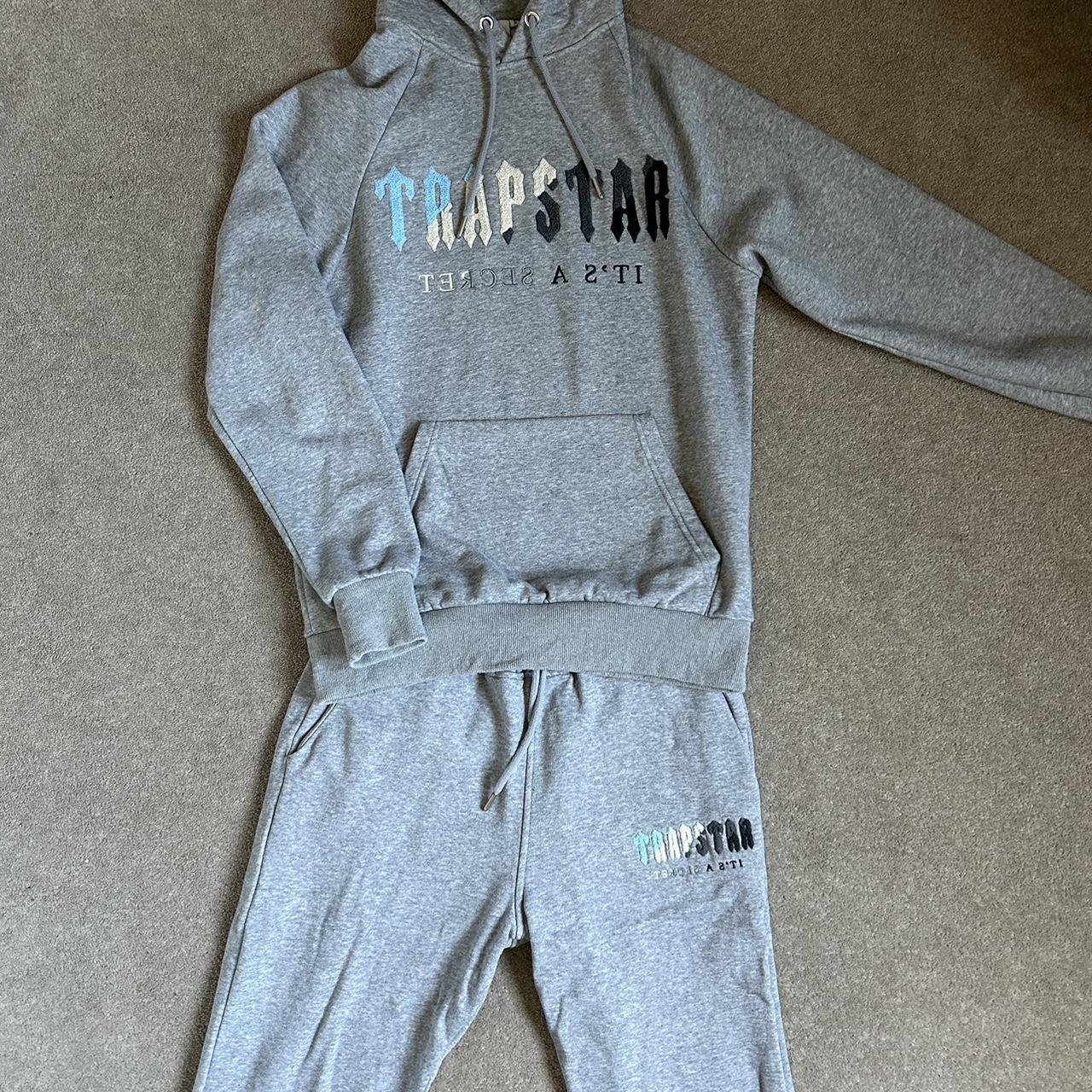 Trapstar Blue Ice Grey Tracksuit. Size-Men’s Small.... - Depop