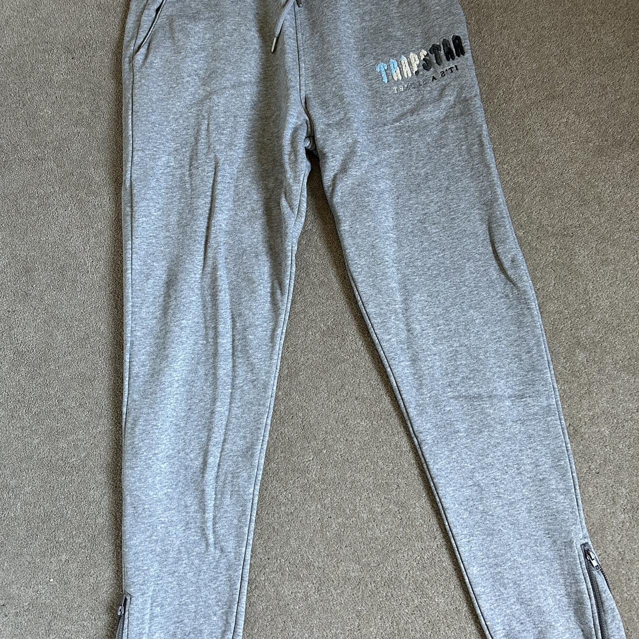 Trapstar Blue Ice Grey Tracksuit. Size-Men’s Small.... - Depop