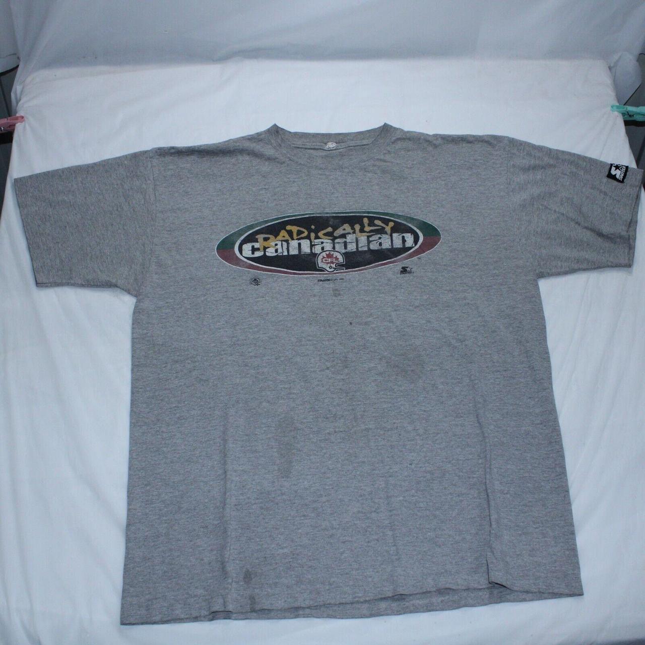 Vintage Starter CFL Radically Canadian T Shirt XL... - Depop