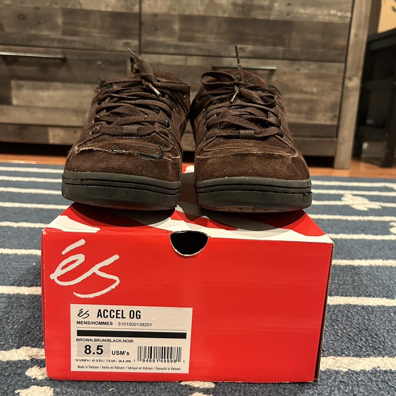 Es Accel OG brown shoes #skateboarding - Depop