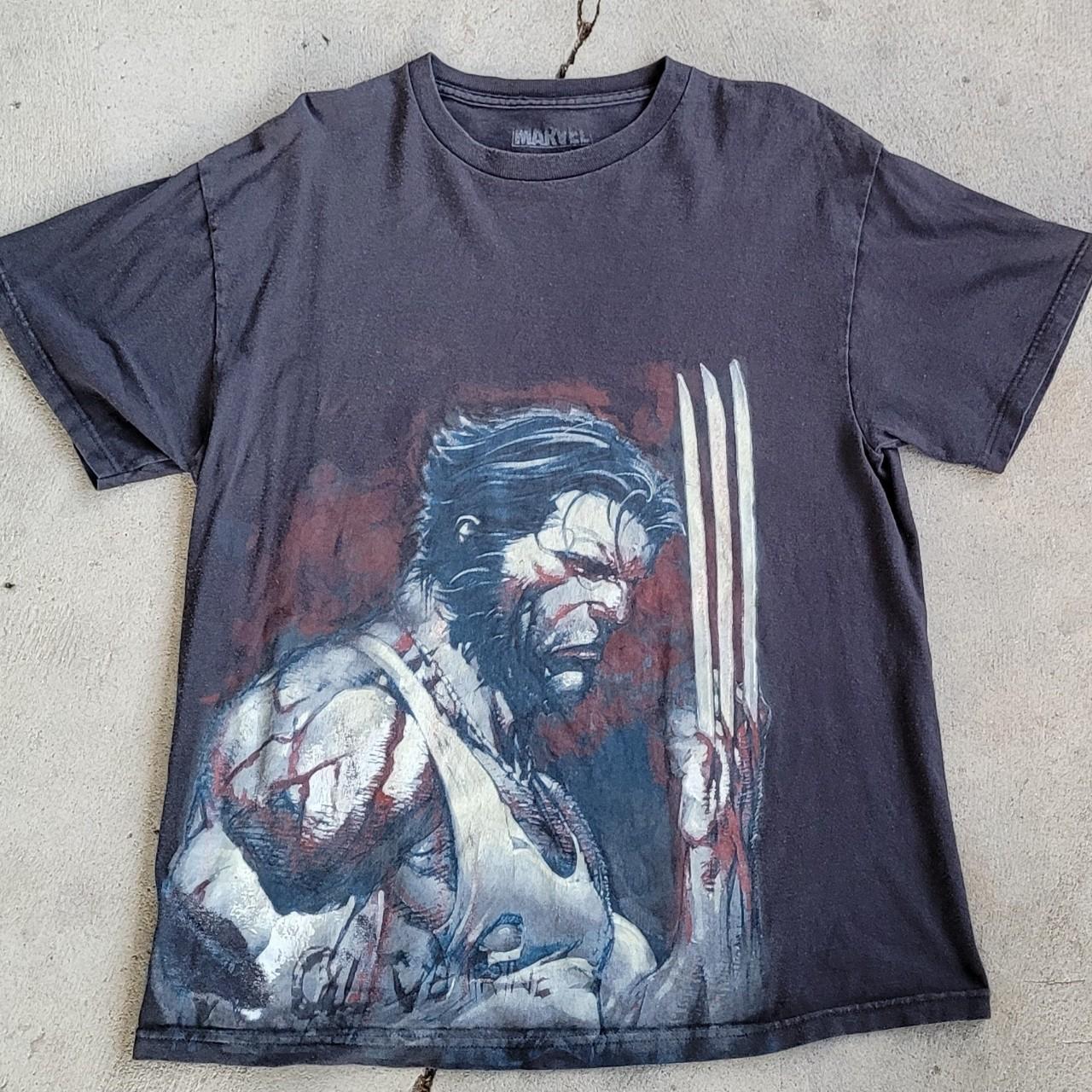 wolverine marvel tshirt no known... - Depop