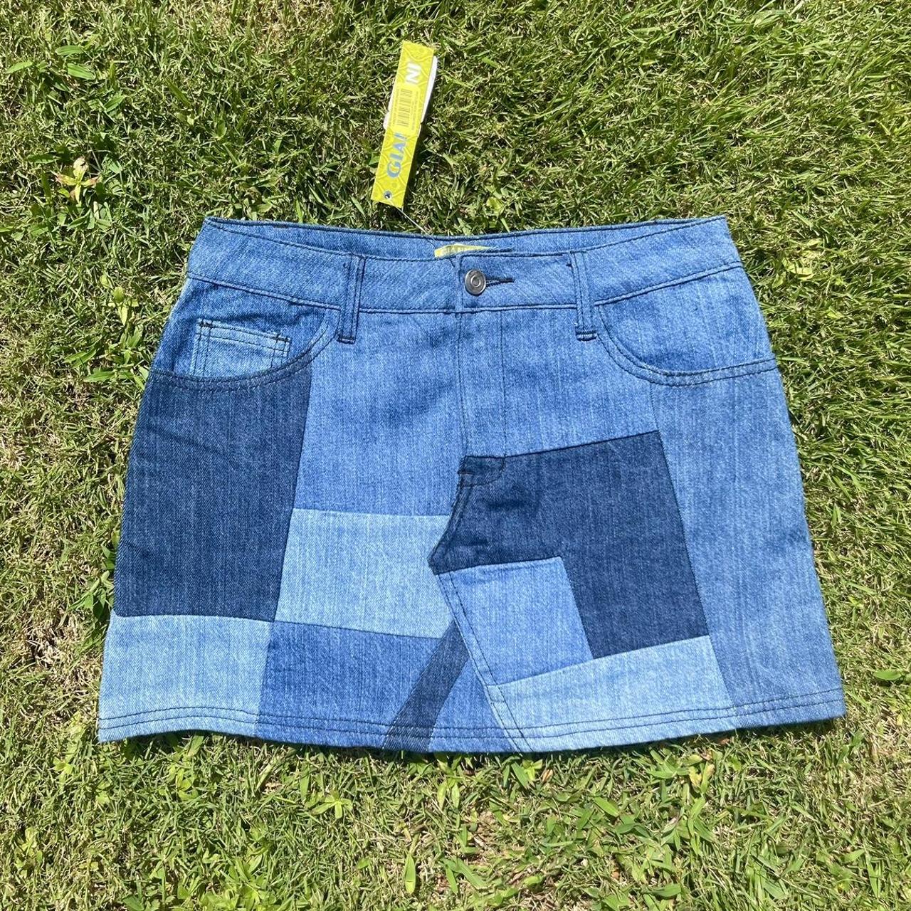 Gianni Bini Mini Denim Skirt Size XS New With Tags - Depop