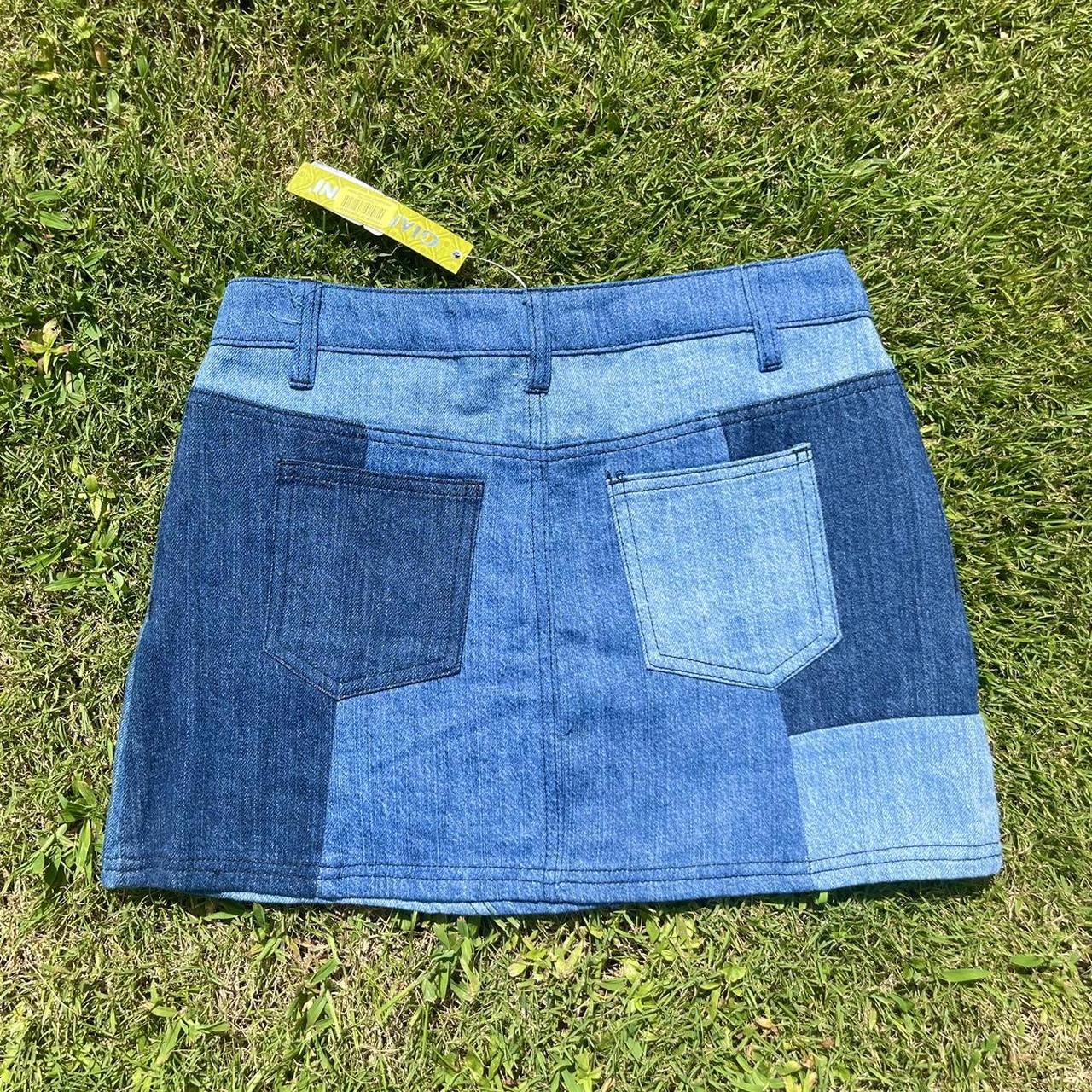 Gianni Bini Mini Denim Skirt Size XS New With Tags - Depop