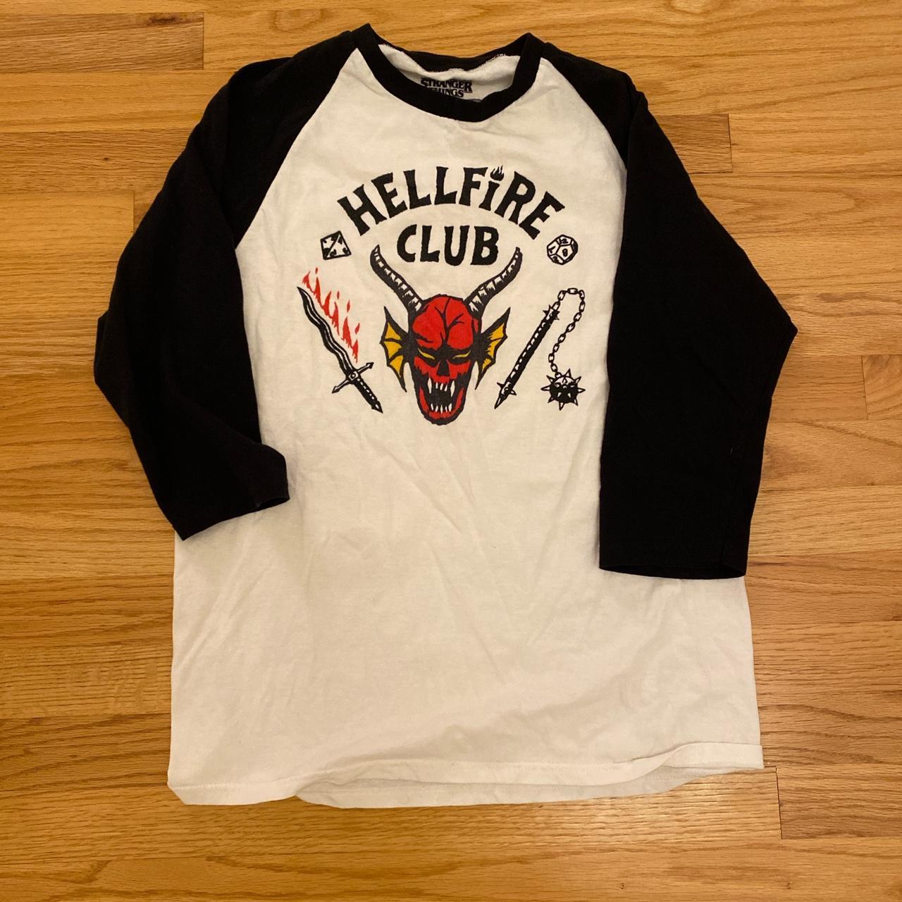 official hellfire club tee size M if you have any... - Depop