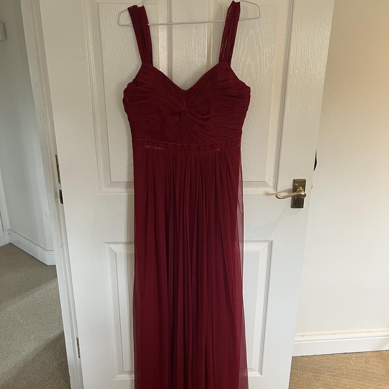 Gorgeous, long, red mesh dress. Never worn. Special... - Depop