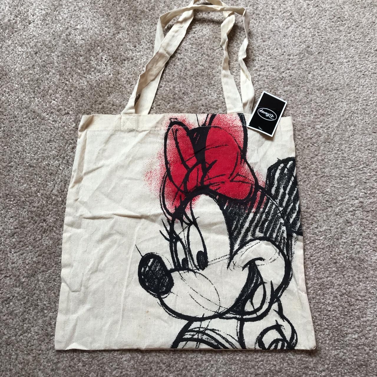 Minnie Mouse Disney canvas tote bag 100% cotton.... - Depop