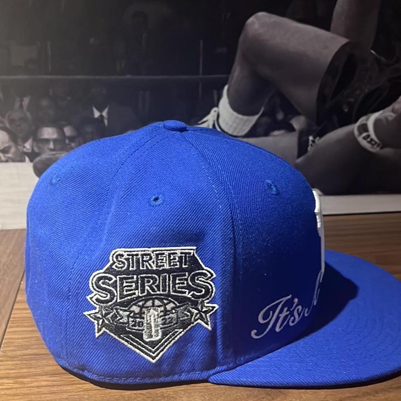 blue trapstar hat - Depop