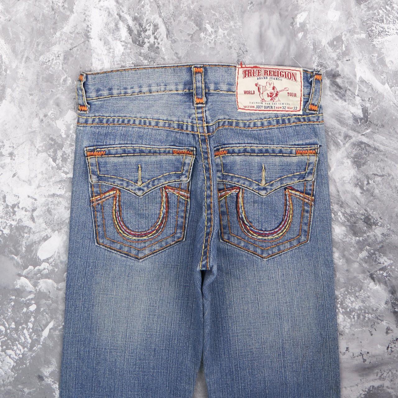 True Religion Relaxed Straight Fit Jeans.... - Depop