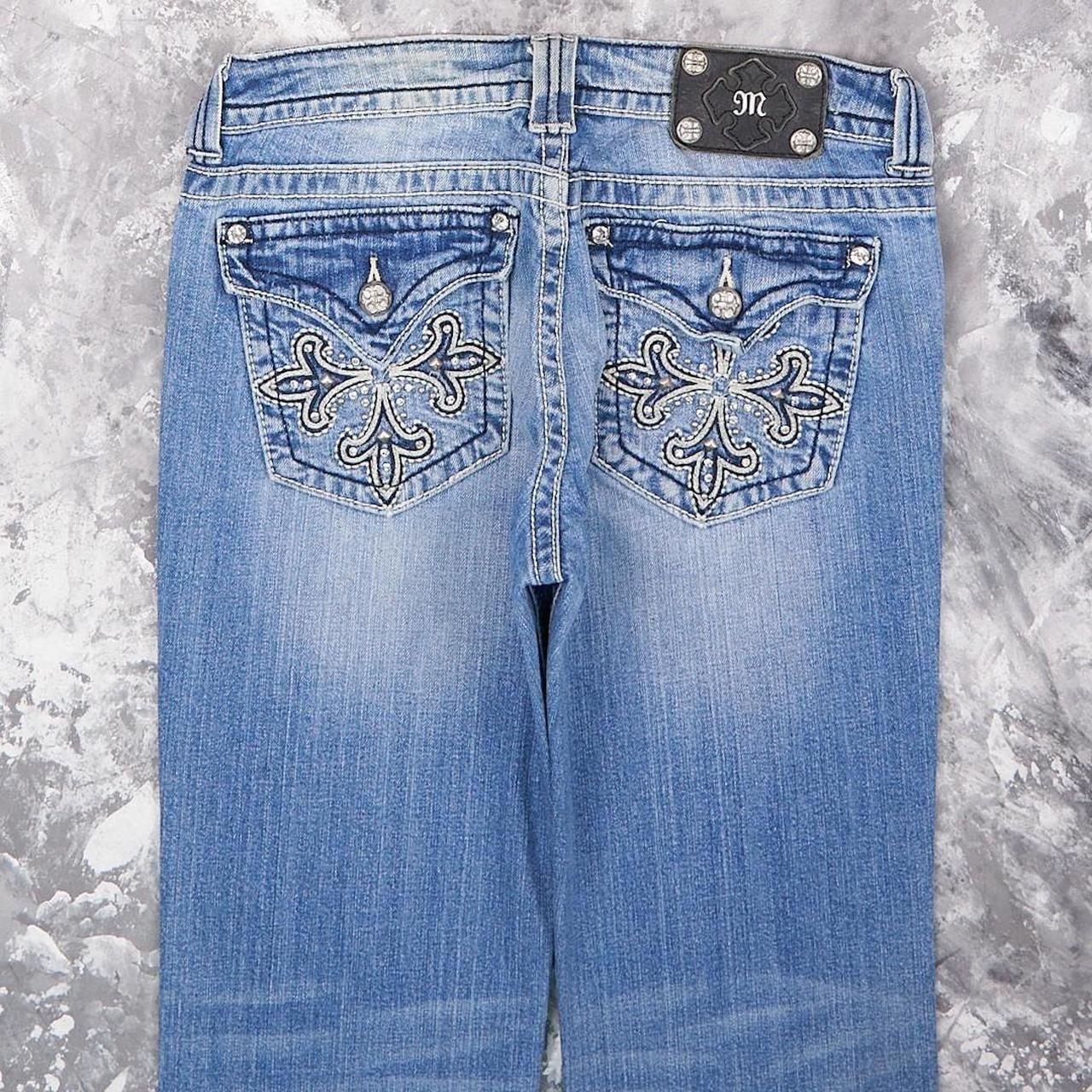 Miss Me Denim Jeans Measured Size: 32W X 32L... - Depop