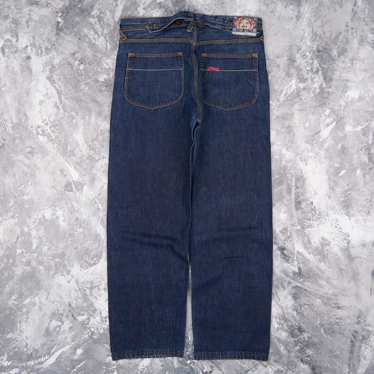 Evisu Japanese Denim Jeans Measured Size: 36W X... - Depop