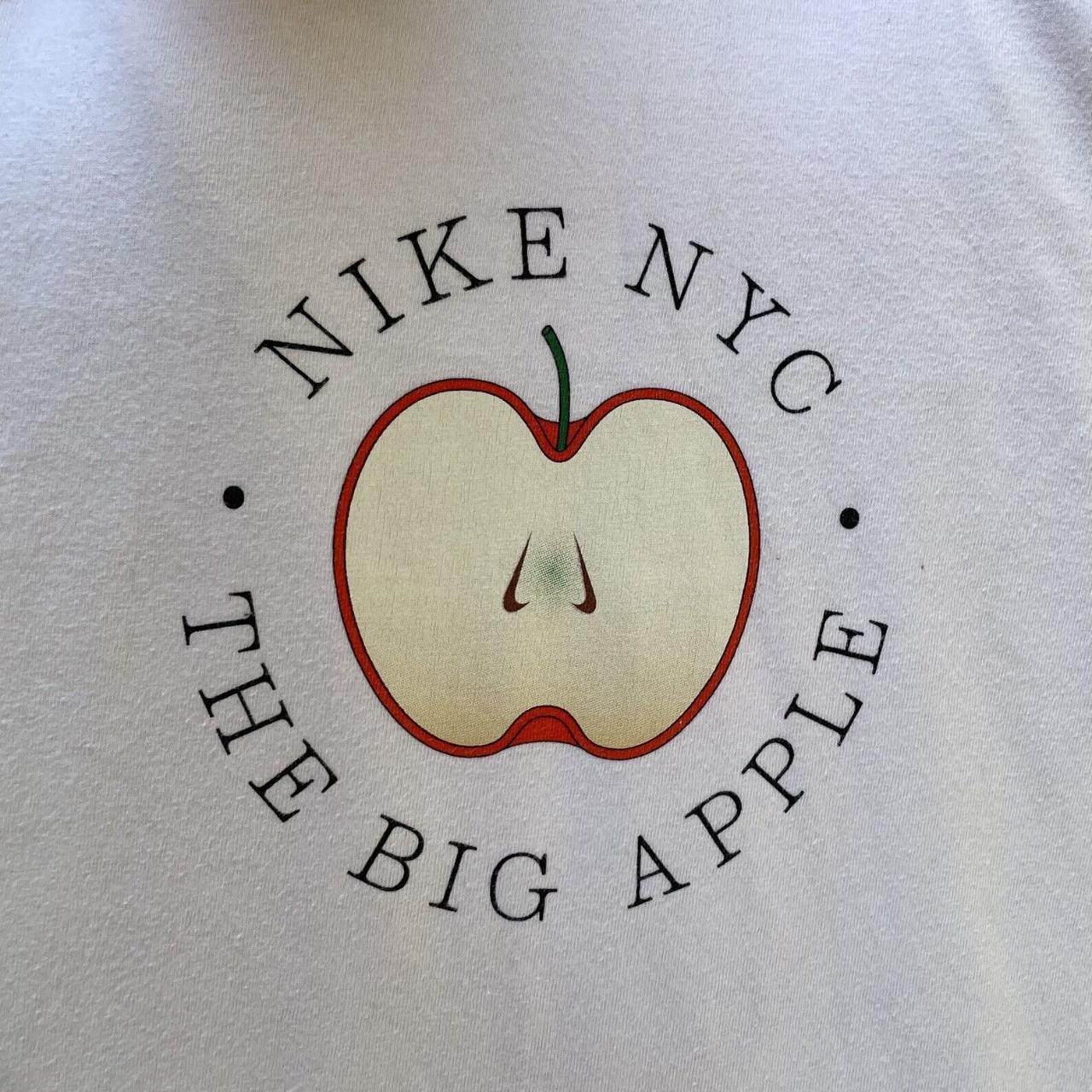 NIKE Men NYC Shirt The Big Apple Logo Long Sleeve... - Depop