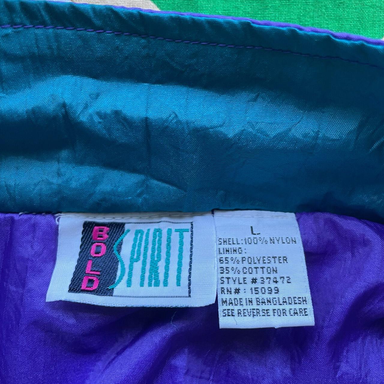 Vintage 80s 90s Bold Spirit Womens Full Zip Floral... - Depop