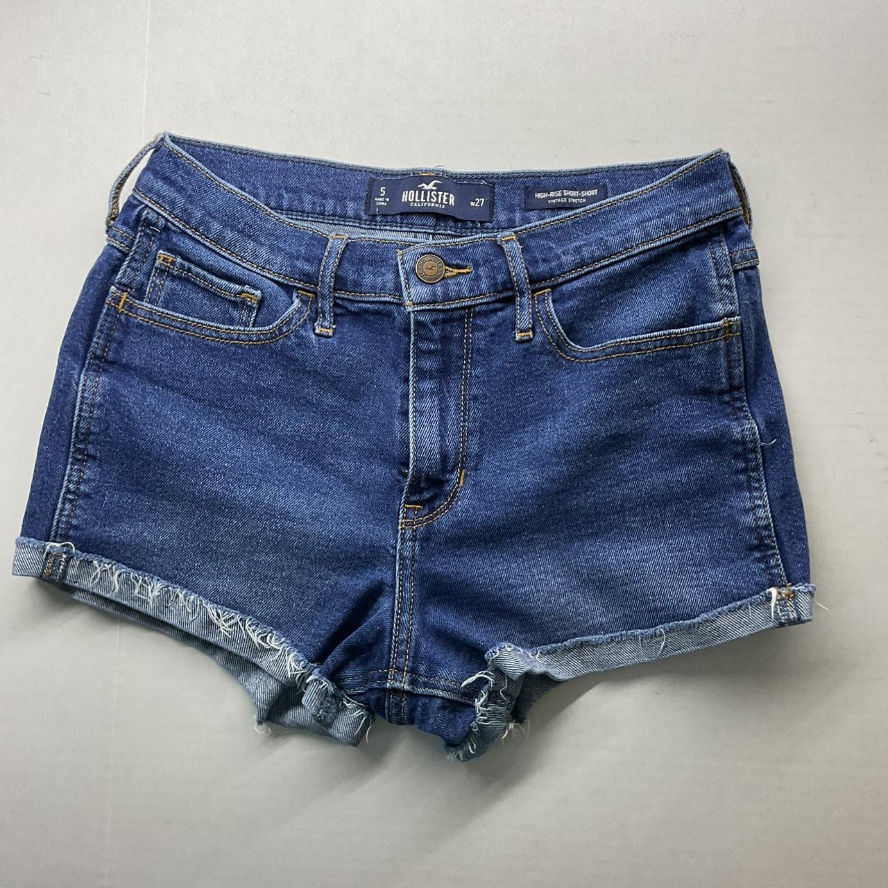 High rise short-shorts vintage stretch waist 27 size 5 | Depop