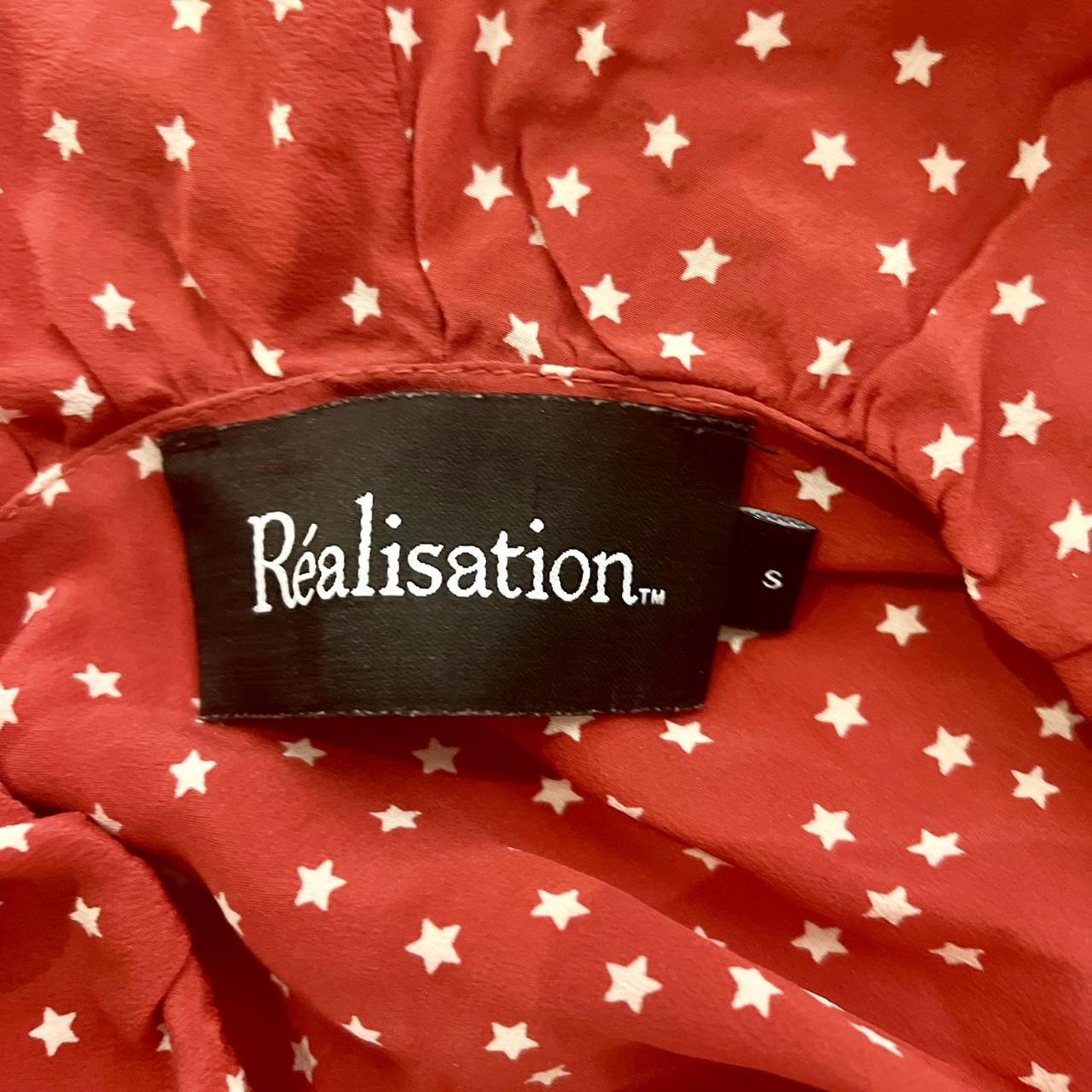 Iconic Realisation Par red wrap Alexandra Dress -... - Depop