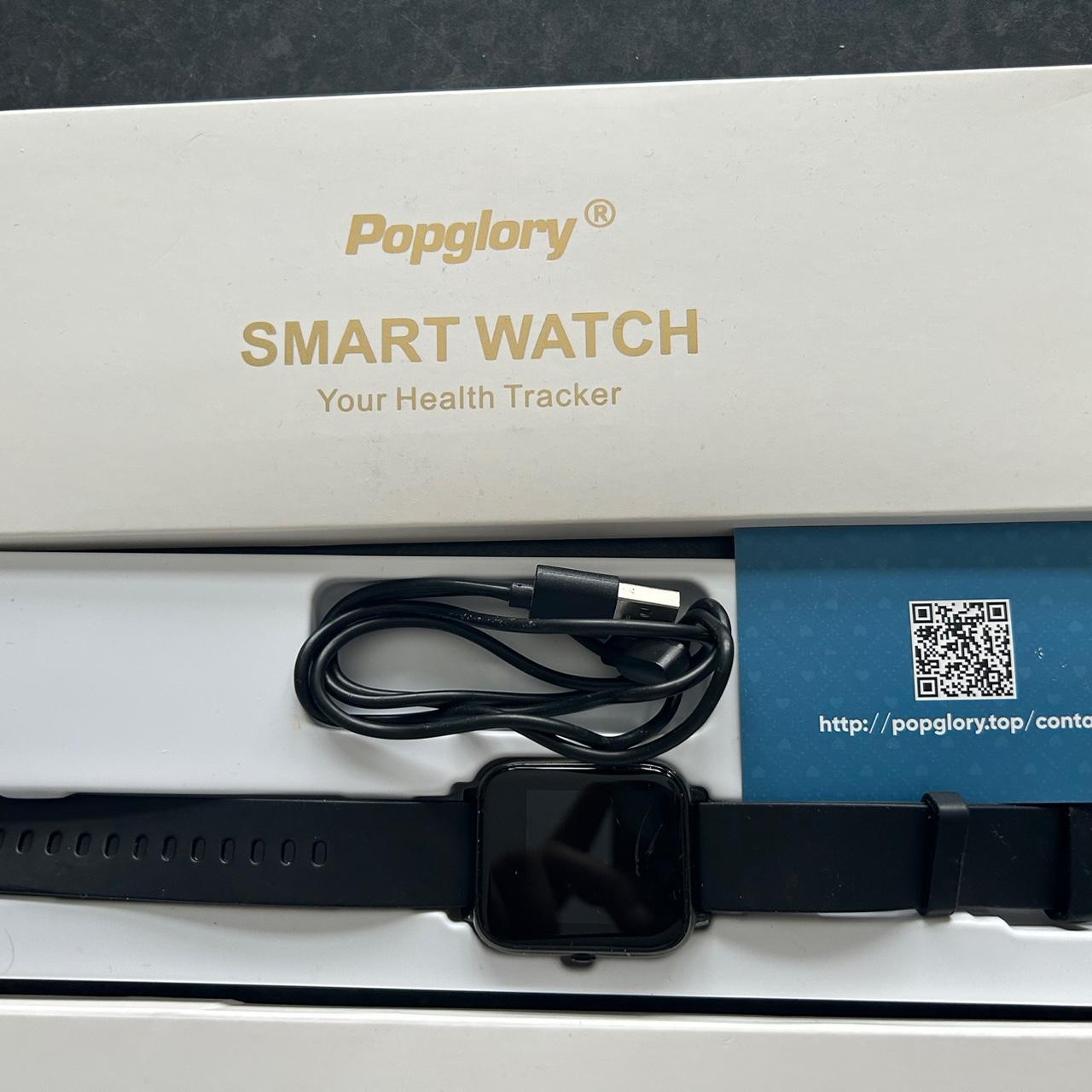 Popglory smart watch- black strap. Still in... - Depop