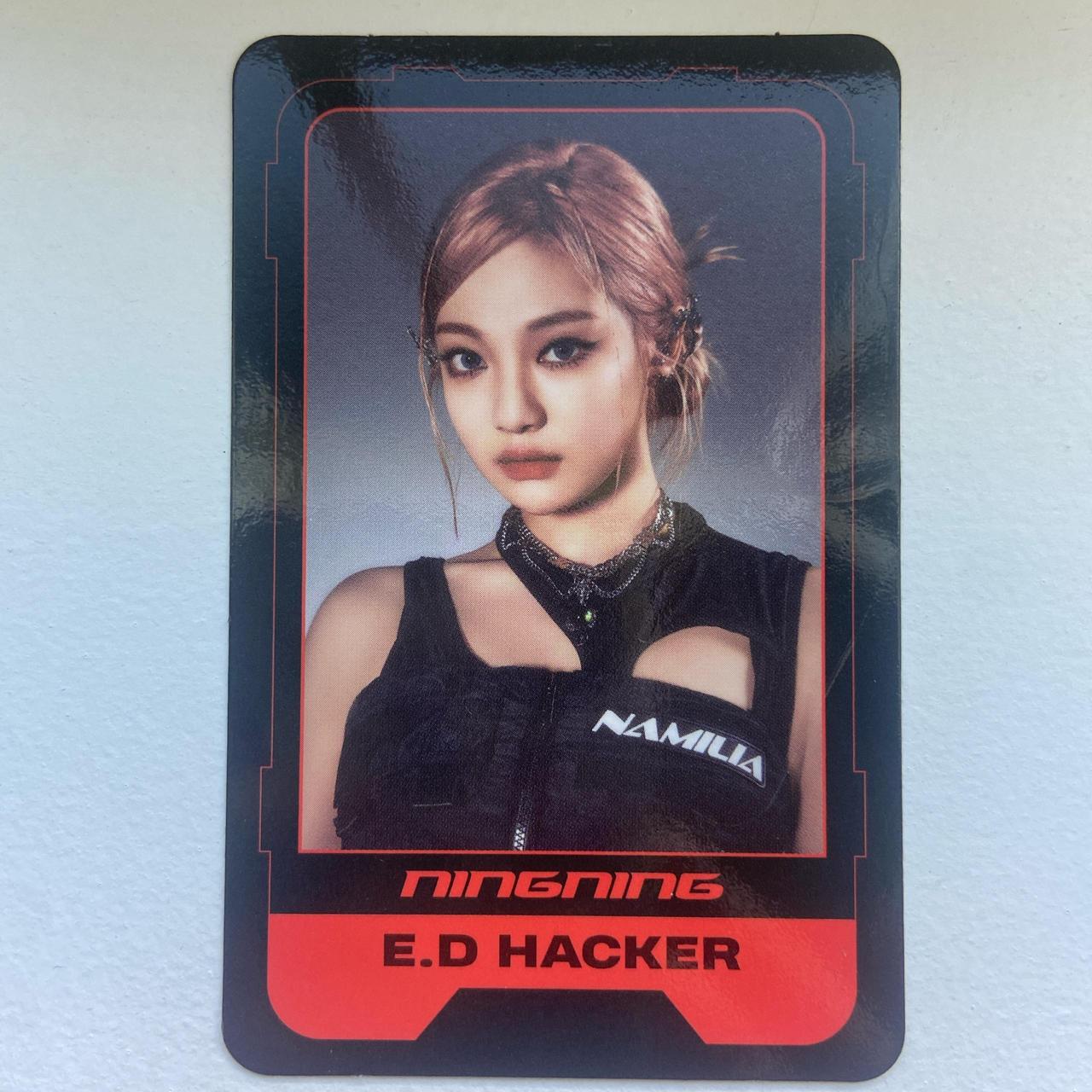 ningning aespa hacker girls pc photocard - Depop
