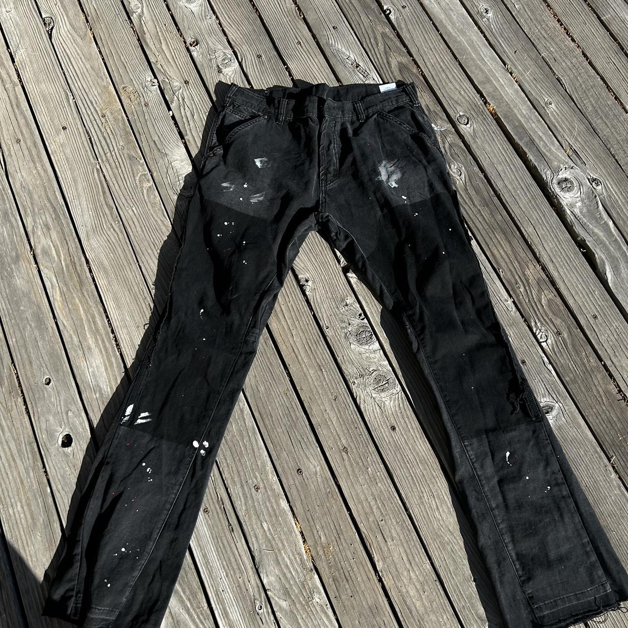 MNML Black Flare Denim Size 34 (UNDER RETAIL)... - Depop