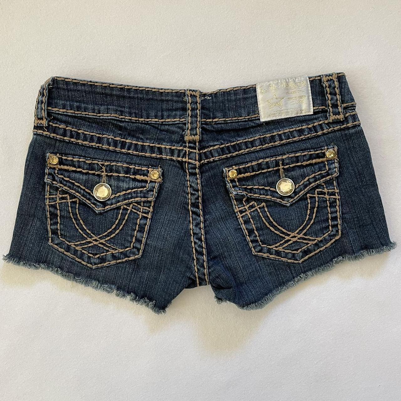 La Idol Usa ⭐️ Low Rise Micro Cut Off Jean Shorts Depop