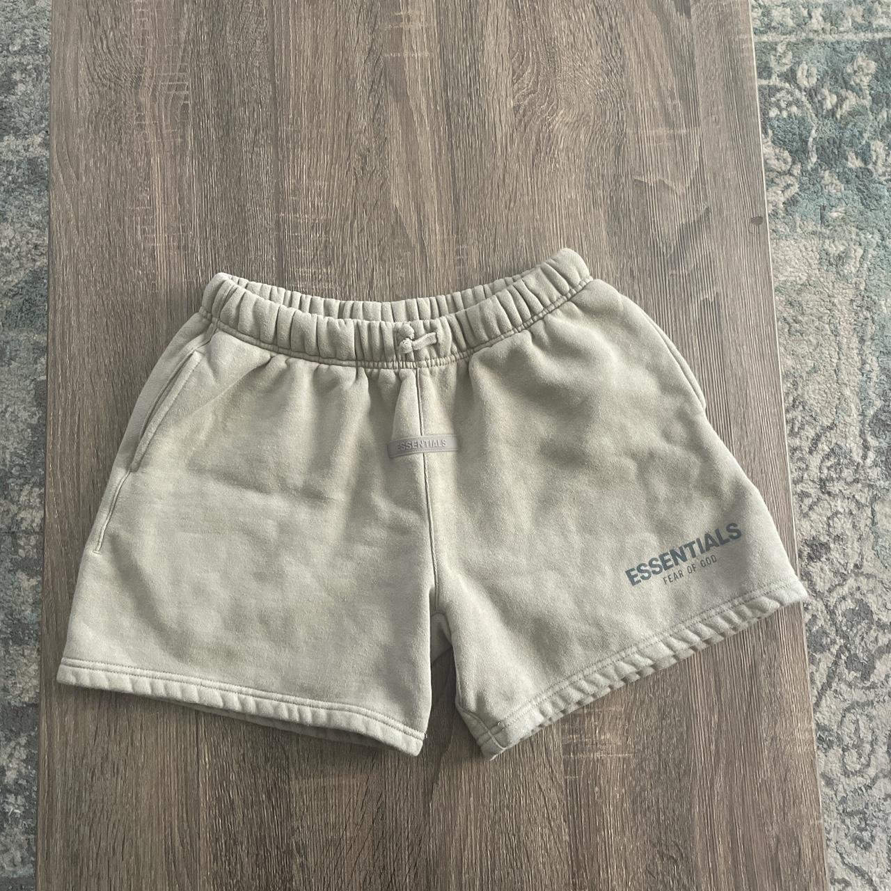 Essentials by fear of god beige shorts. Youth... - Depop