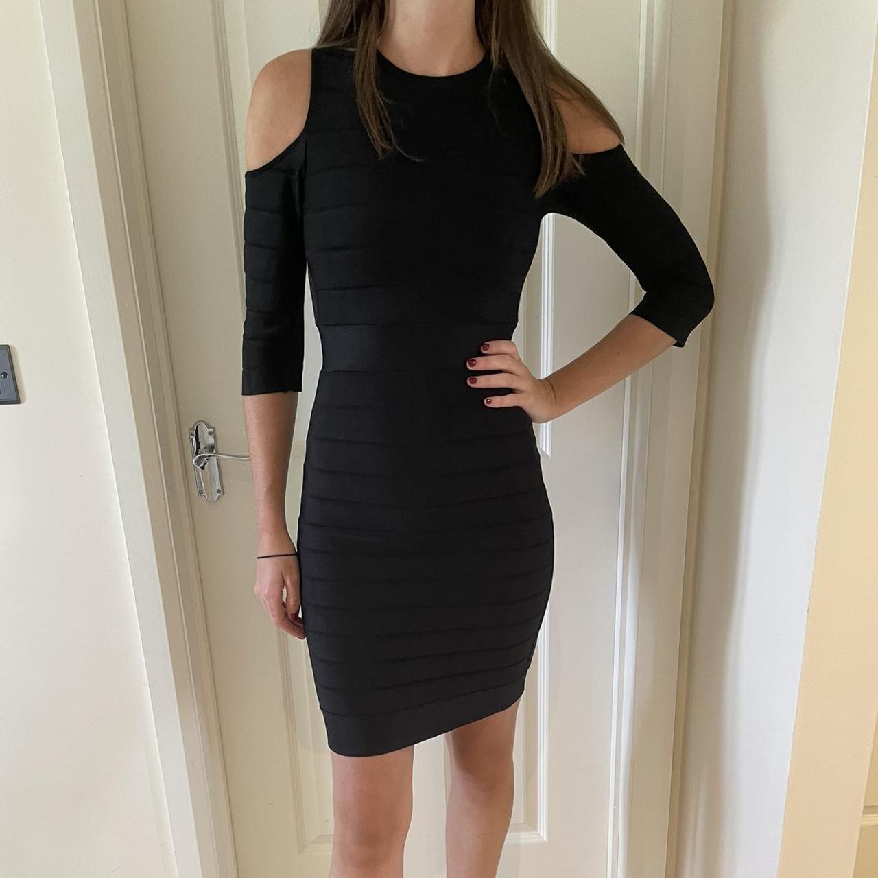 French Connection Women's Black Dress | Depop