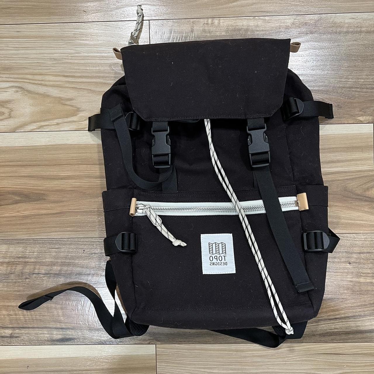 Topo Designs Rover Mini Backpack Black Water... - Depop