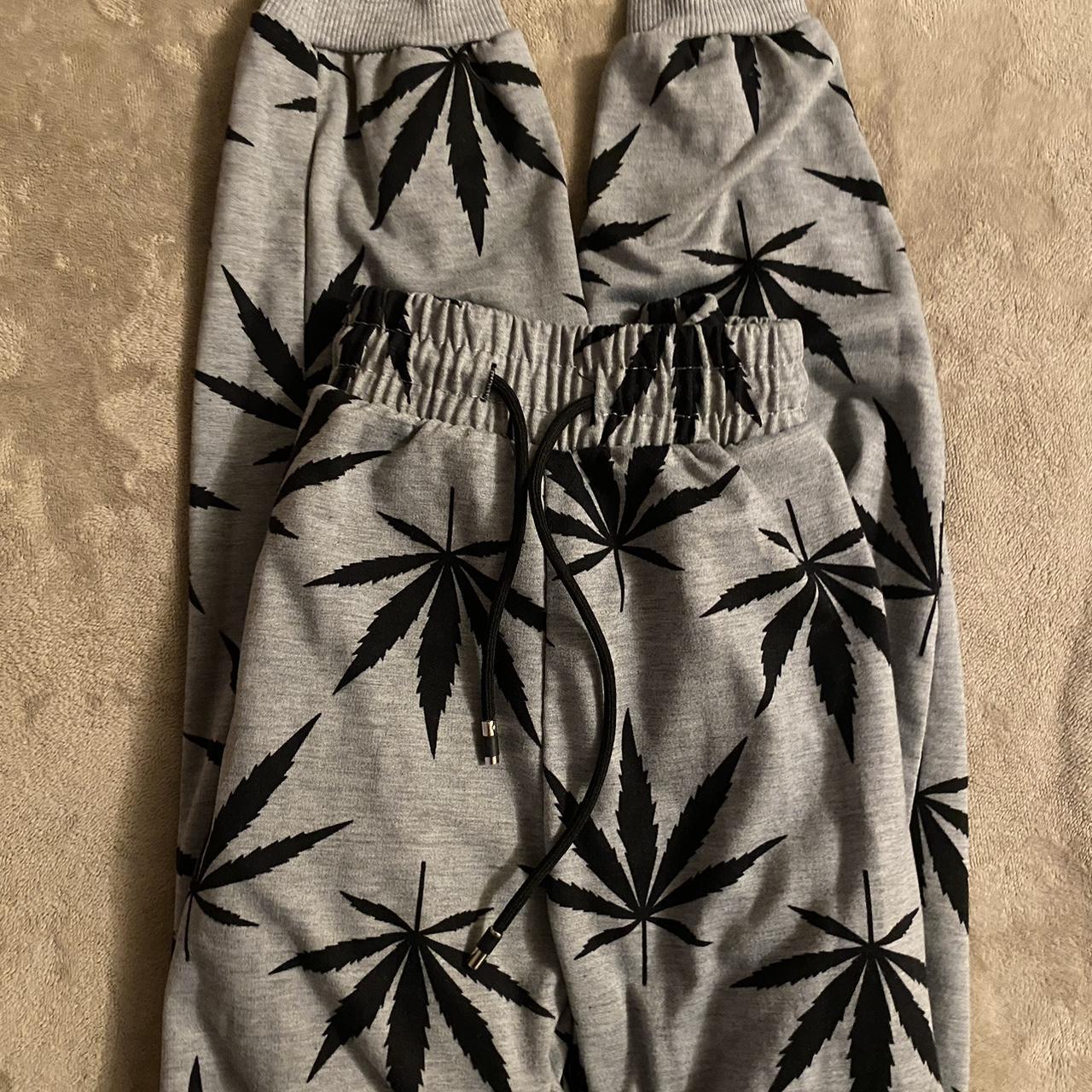Weed design sweats - Depop
