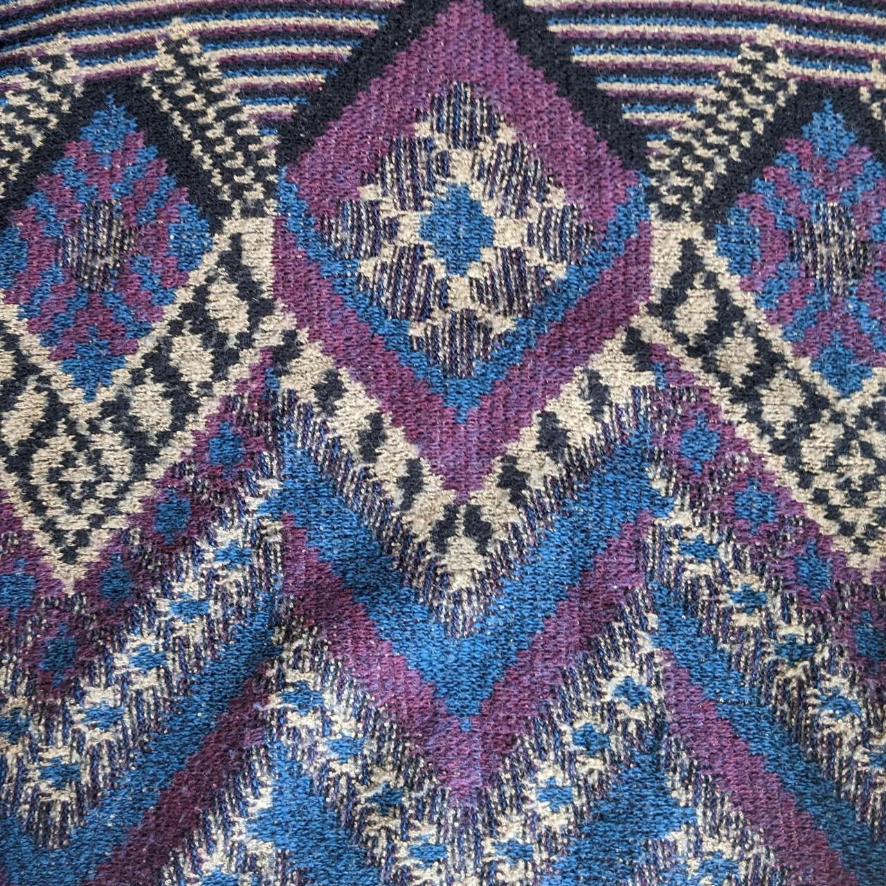 Vintage Funky Sweater Geometric Unionbay Tag Size:... - Depop