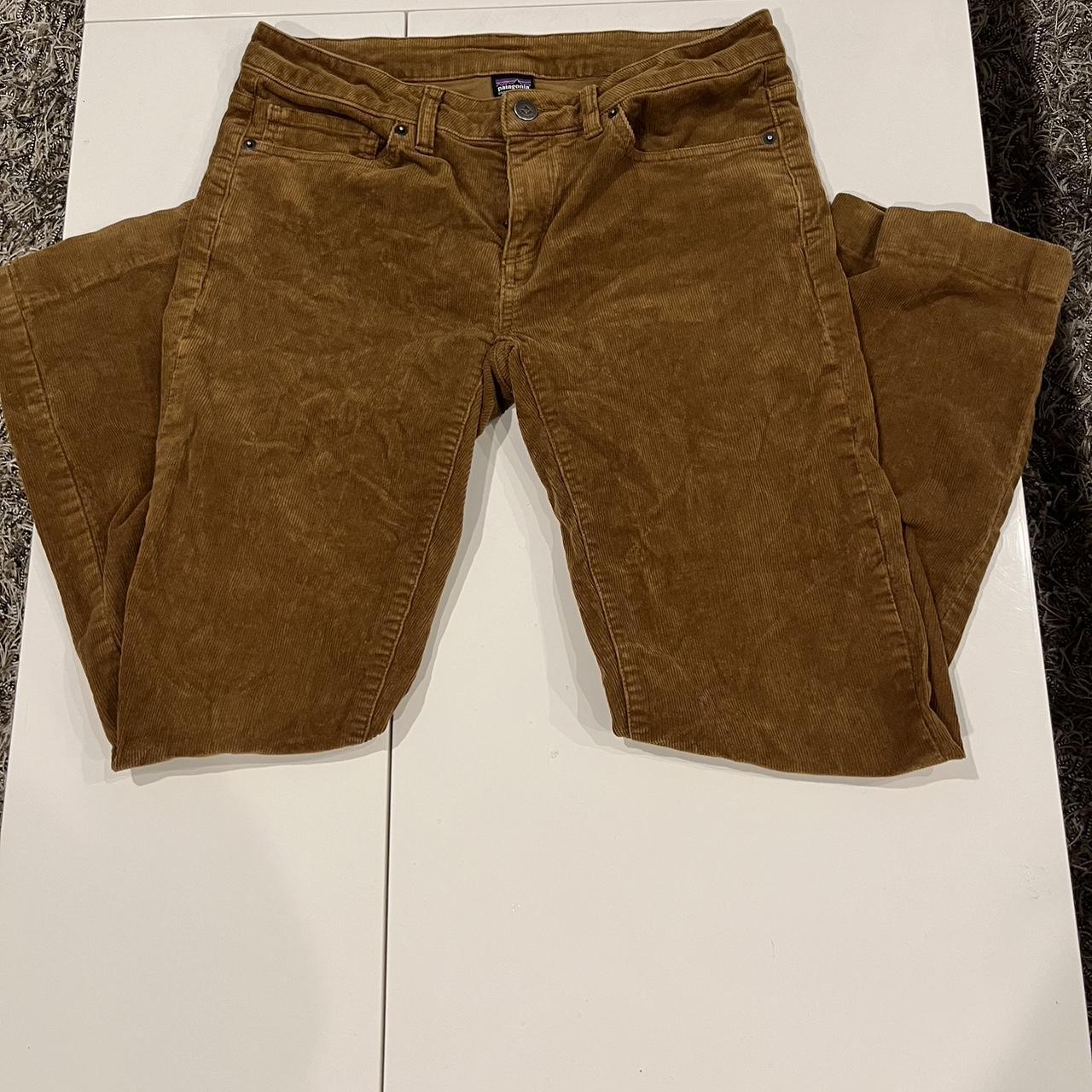 Crispy tan corduroy pants. Nice detailing and in... - Depop