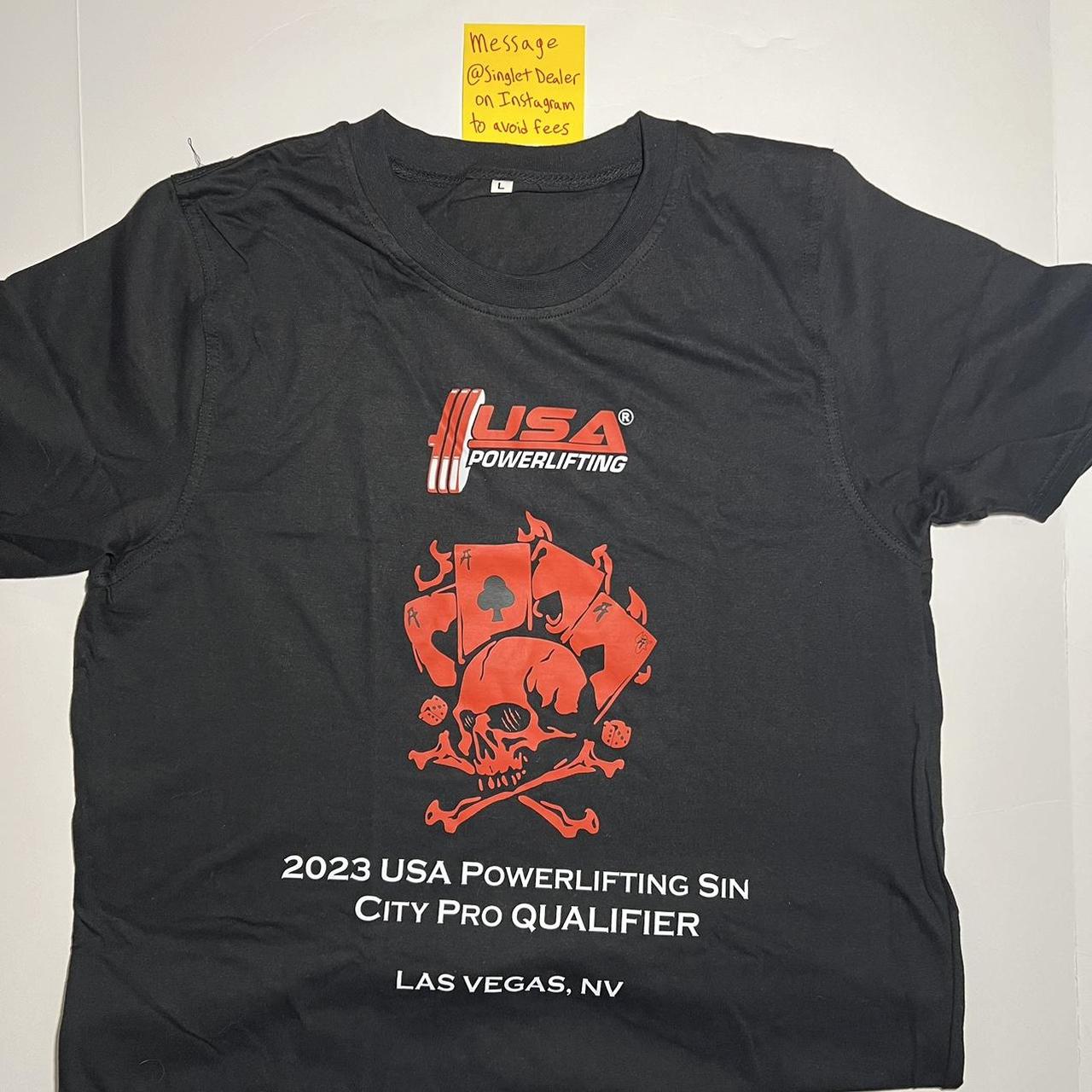 USAPL Meet Shirt - Vegas Qualifier Large - Depop